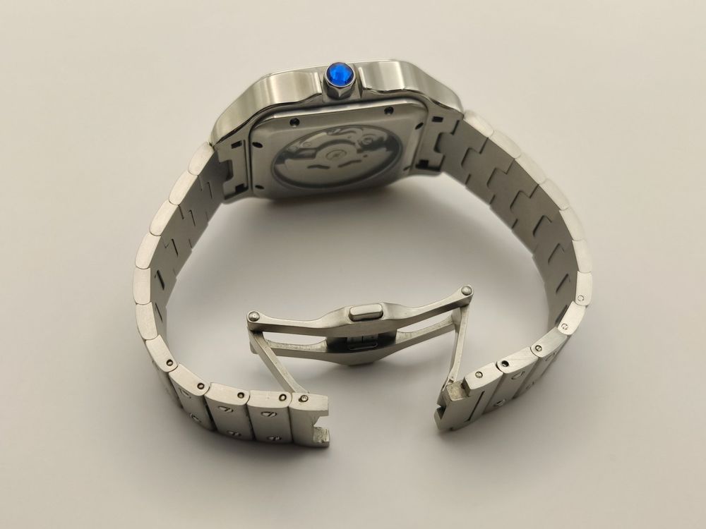 Seiko mod Cartier Santos 38mm NH35 (Neu (gemäss Beschreibung)) in ...