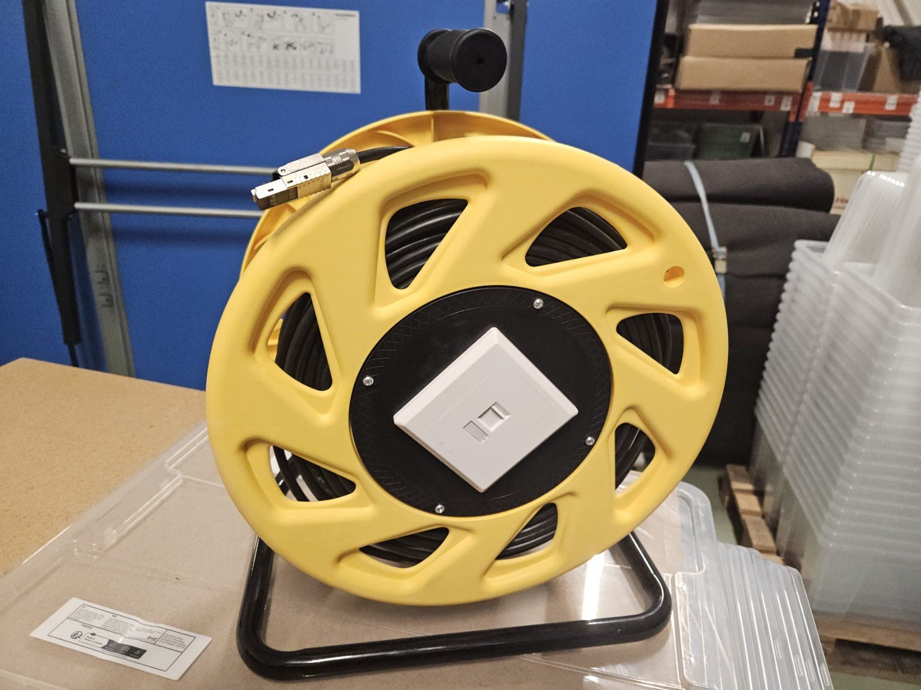 3x RENKFORCE RJ45 CAT.6A KABELTROMMEL JE 60 METER (Neu (gemäss ...