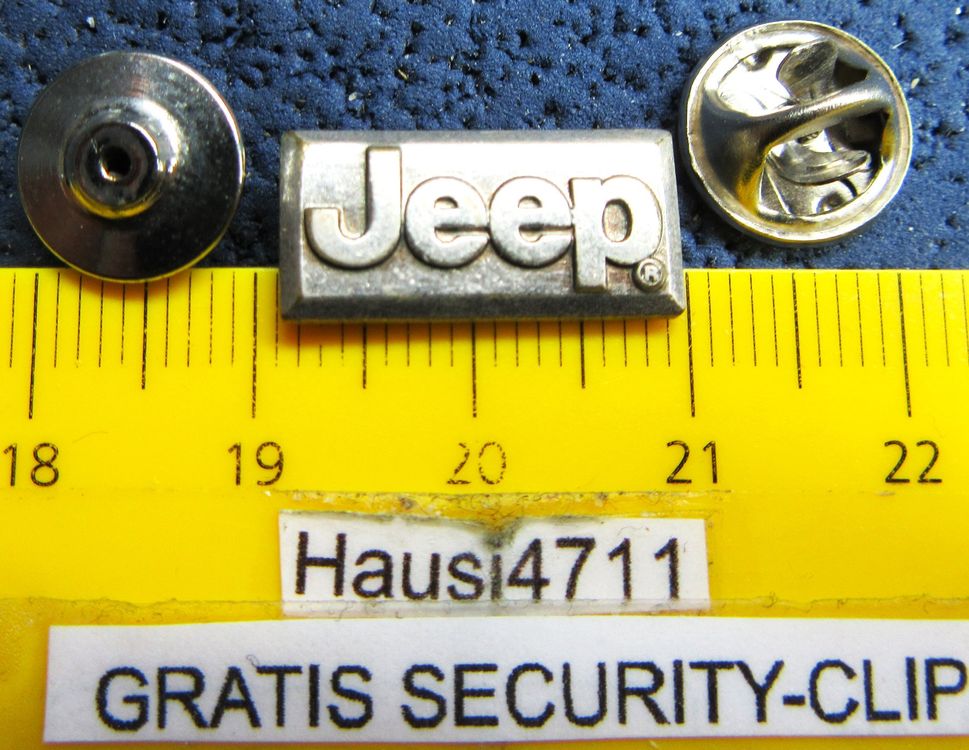 JEEP US-CAR OFF-ROAD AUTO PIN GEPRÄGT TOP-QUALITÄT 20mm EDEL (Gebraucht ...