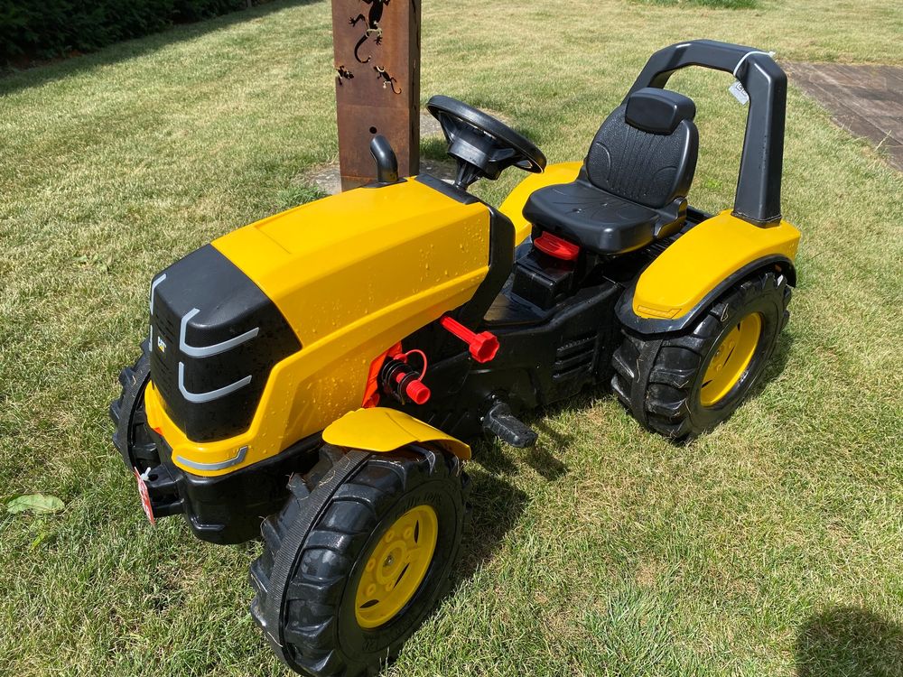 Tret Traktor mit Frontlader CAT für Kinder bis 10 Jahre (Gebraucht) in ...