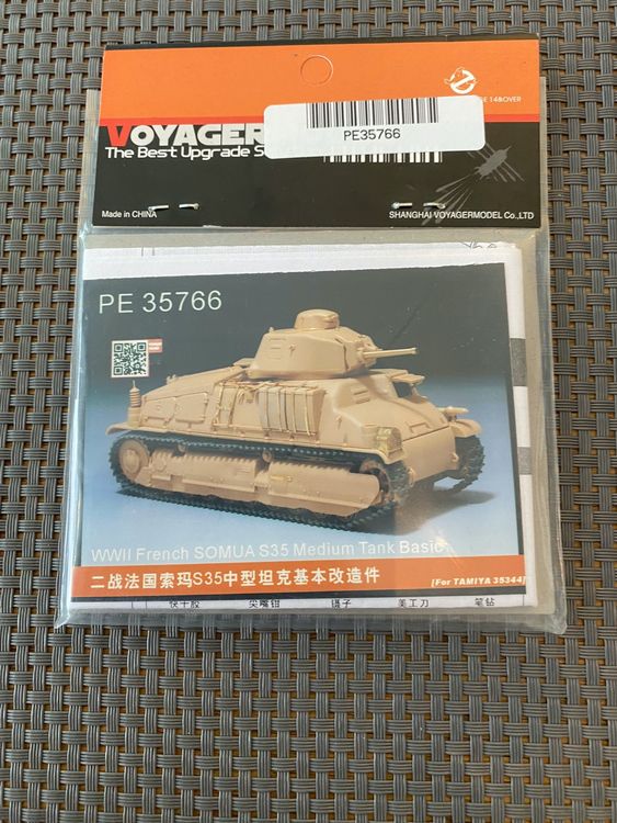 1/35 VOYAGER WWII FRENCH SOMUA S35 MEDIUM TANK BASIC SET | Acheter sur Ricardo