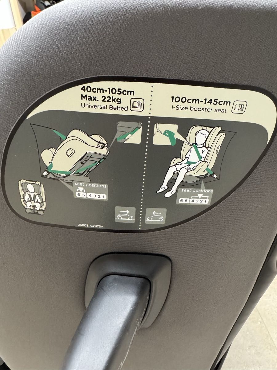 Kindersitz Verso von Joie R129 cobblestone (Gebraucht) in Uerzlikon für ...