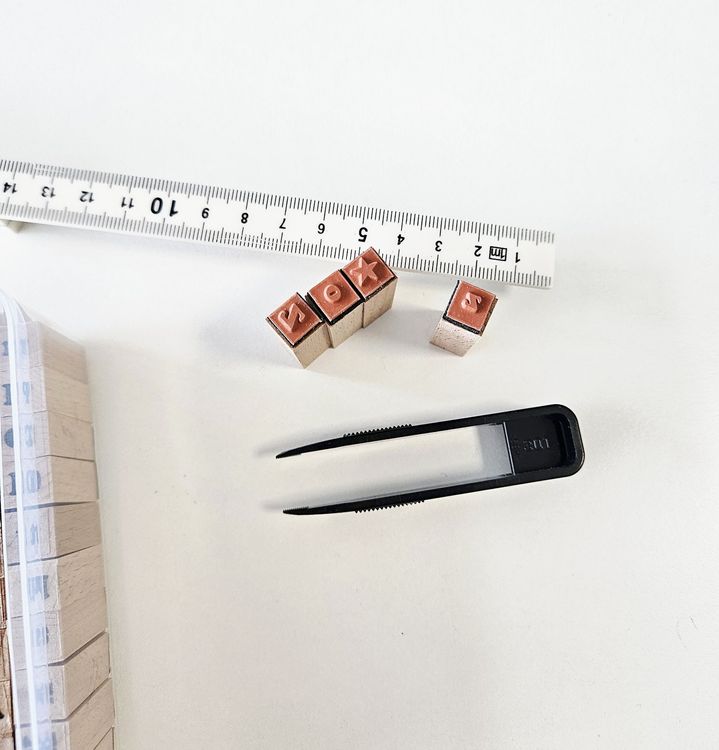 Stempelset Buchstaben und diverse Zeichen und Symbole (Gebraucht) in ...