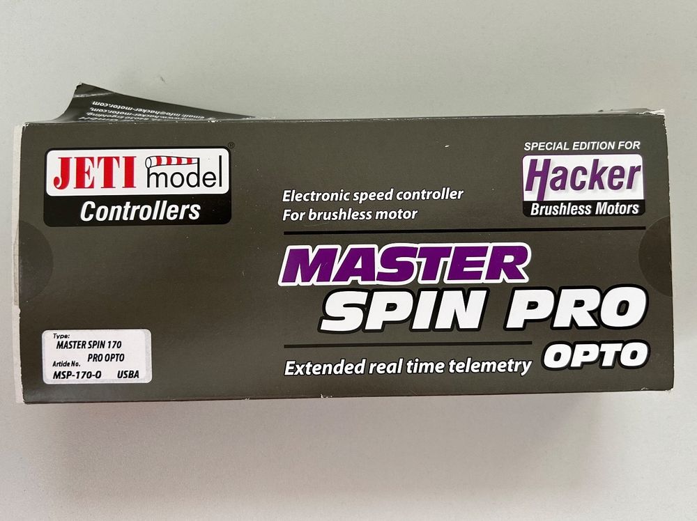Verkaufe Hacker Master Spin Pro 170 Opto | Kaufen auf Ricardo