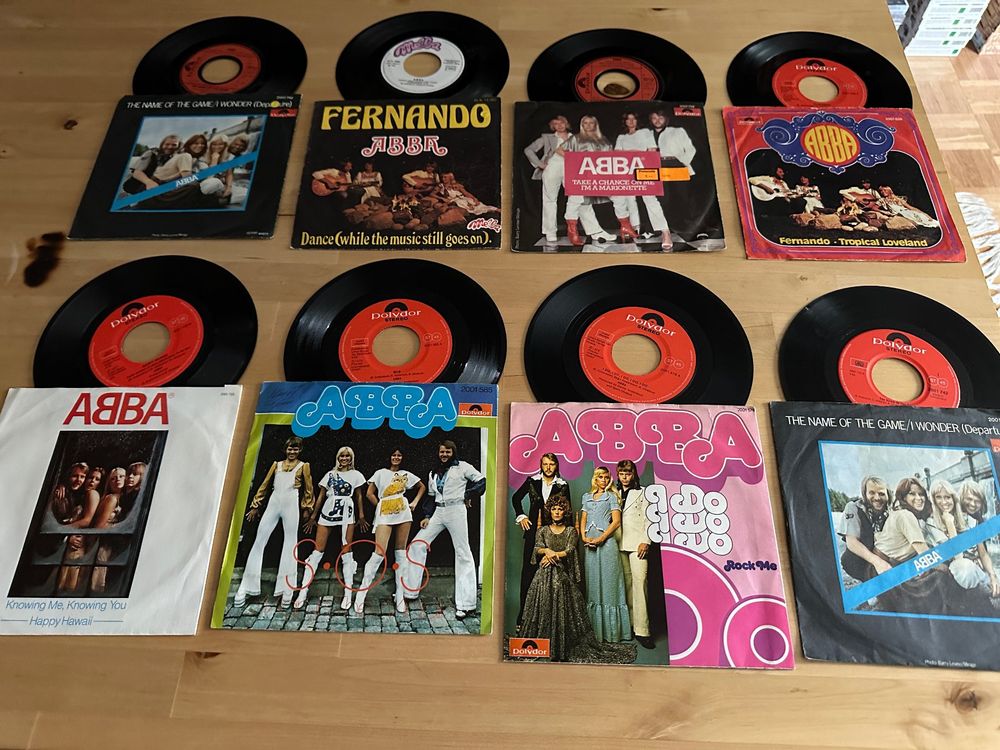 ABBA rare Single Sammlung 1975-1977 inkl. Vouge Pressungen (Gebraucht ...