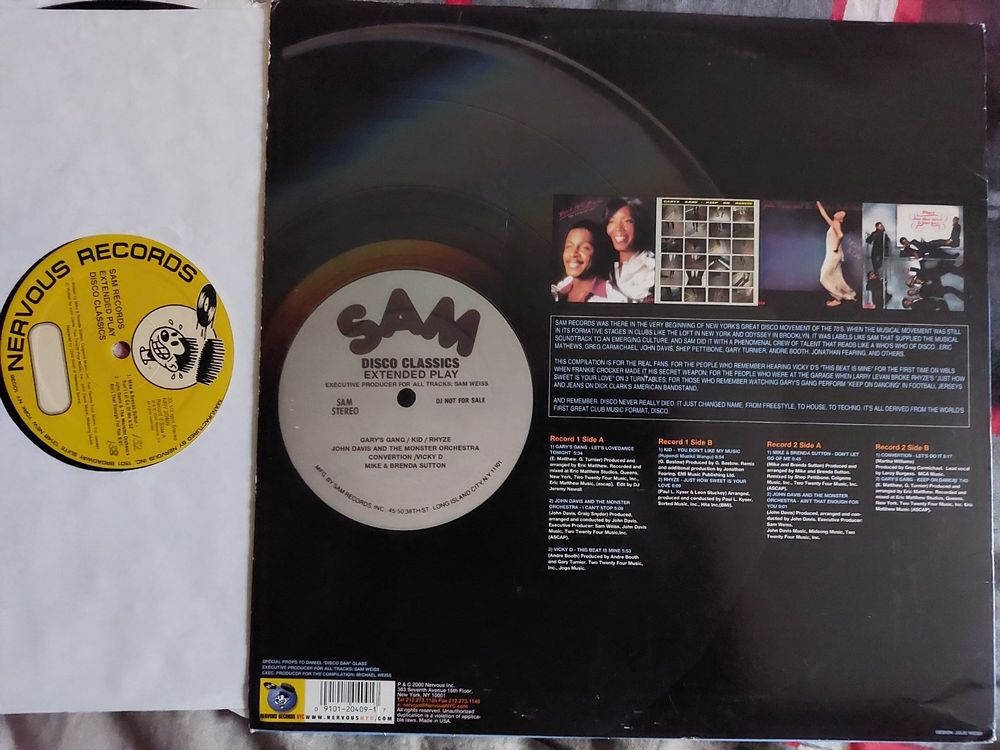 2XLP Sam Disco Classics - Extended Versions ' Funk ' Disco ' (Gebraucht) in Burg AG für CHF 16 ...