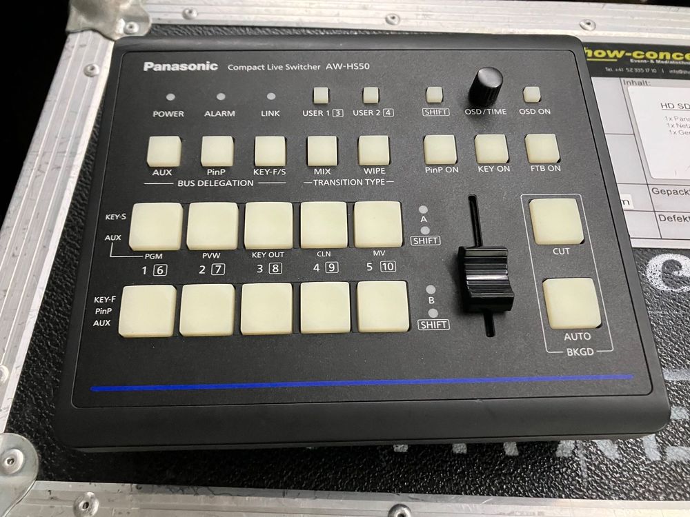 Panasonic Compact Live Switcher AW-HS50 inkl. Case (Gebraucht) in Elsau ...