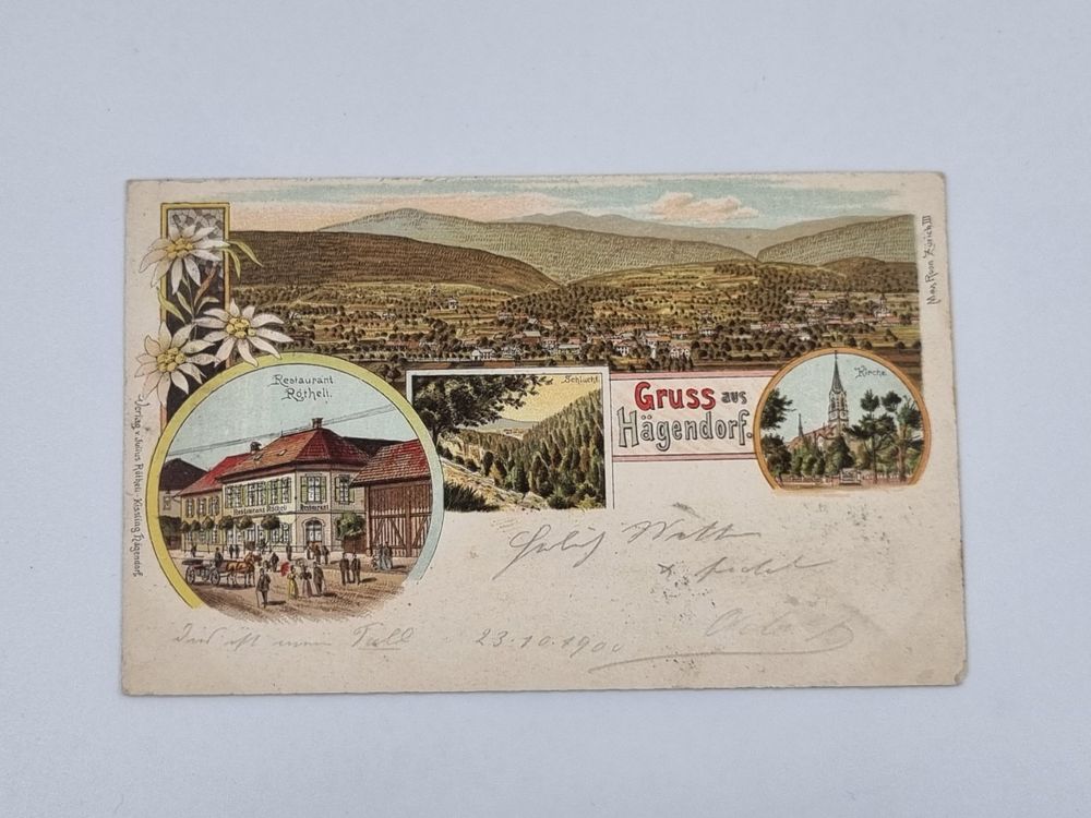 Postkarte 1900 "Gruss aus Hägendorf" nach St. Gallen | Kaufen auf Ricardo