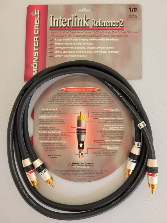 Monster Cable Interlink Reference 2 (Gebraucht) in Riehen für CHF 37 – mit Lieferung auf Ricardo ...