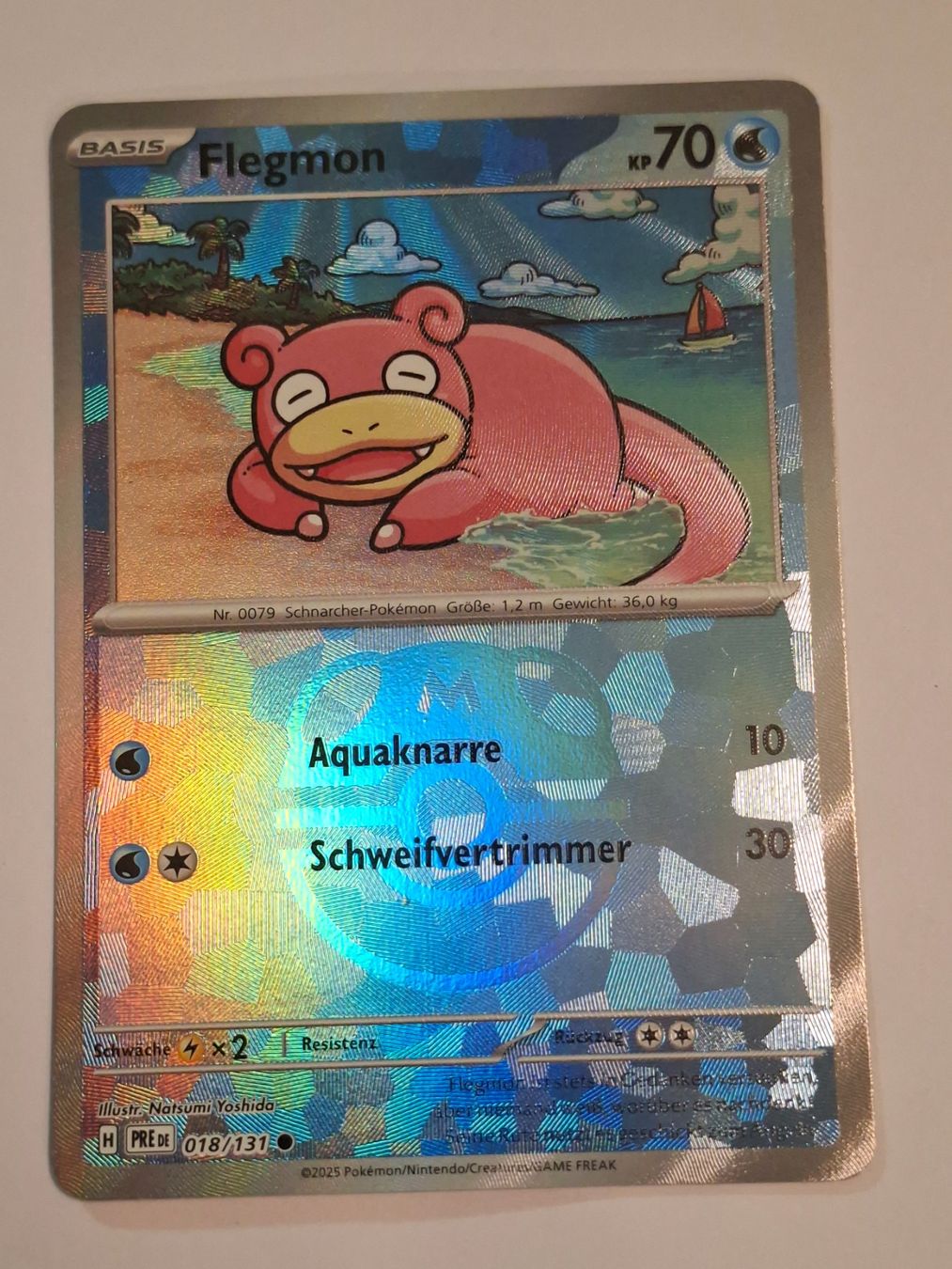 Flegmon Meisterball Holo Karte 018/131 DE 2025 (Neu (gemäss ...