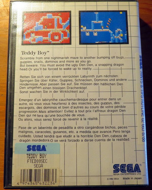 Teddy Boy Master System | Kaufen auf Ricardo