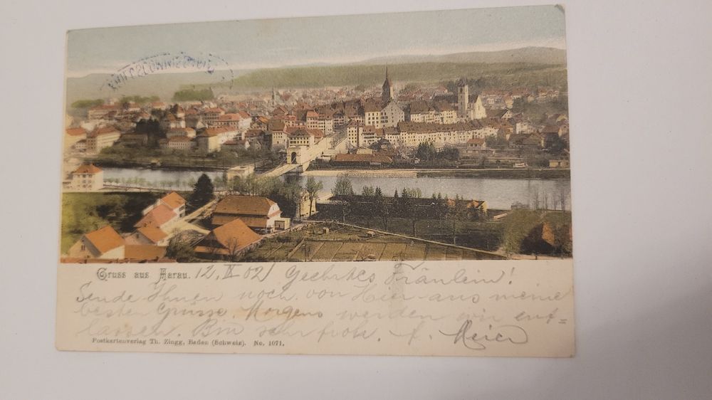 Ansichtskarte Aarau 1902 | Kaufen auf Ricardo