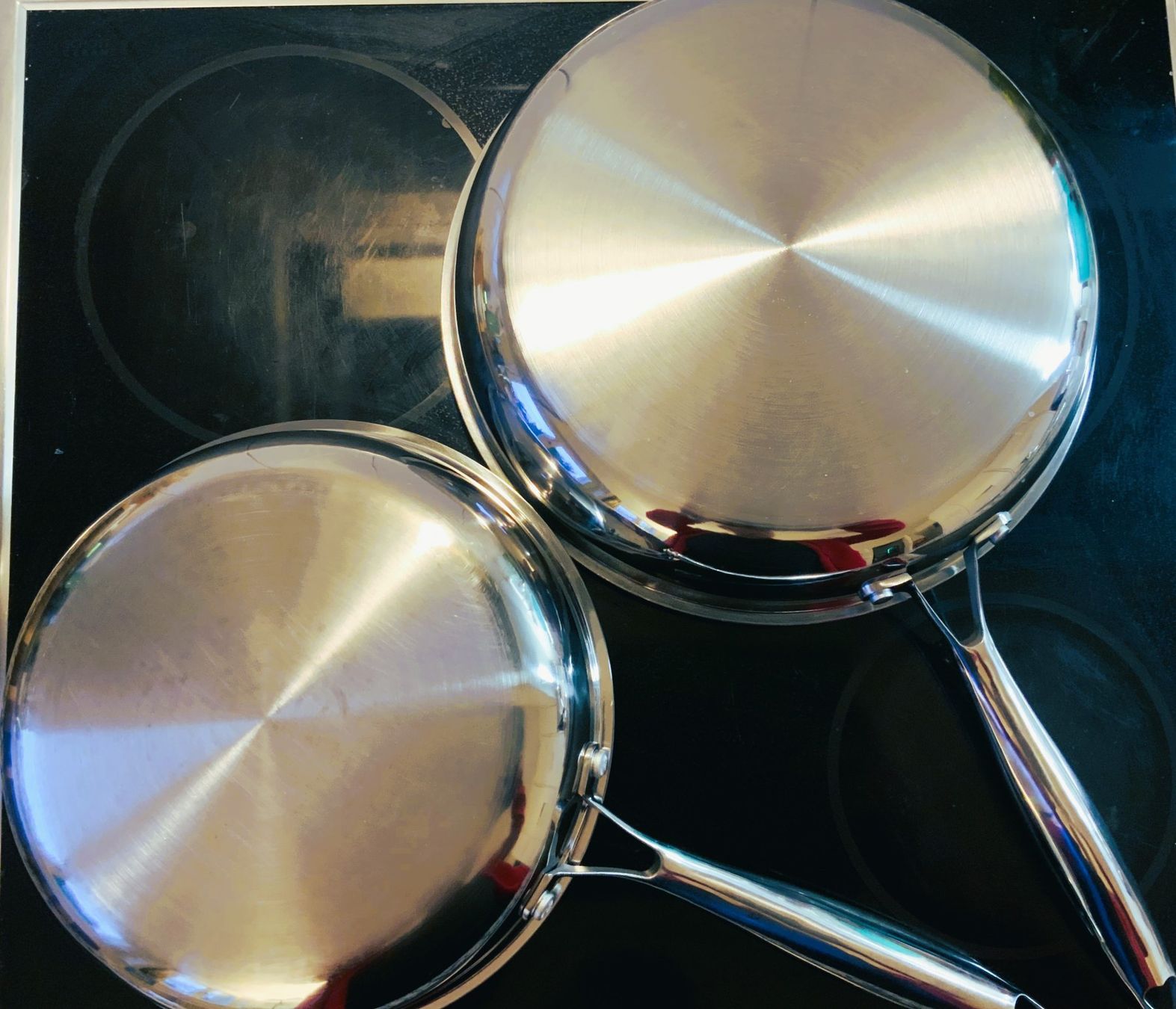 TITAN Pfannen-Set, neuwertig! 26&30 cm m. Deckel (Neu und ...