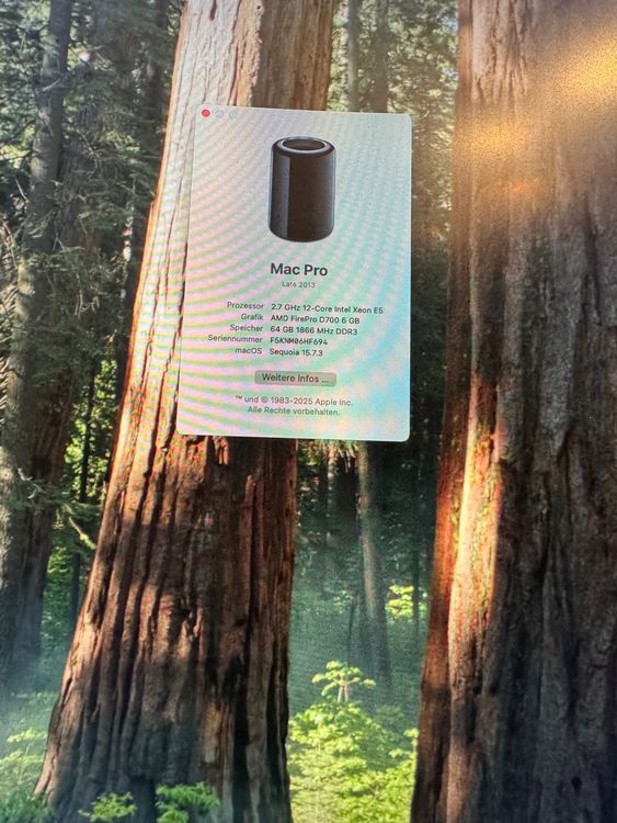 Mac Pro (2013) .inklusive Microsoft Office 2021 1 TB SSD (Gebraucht) in ...
