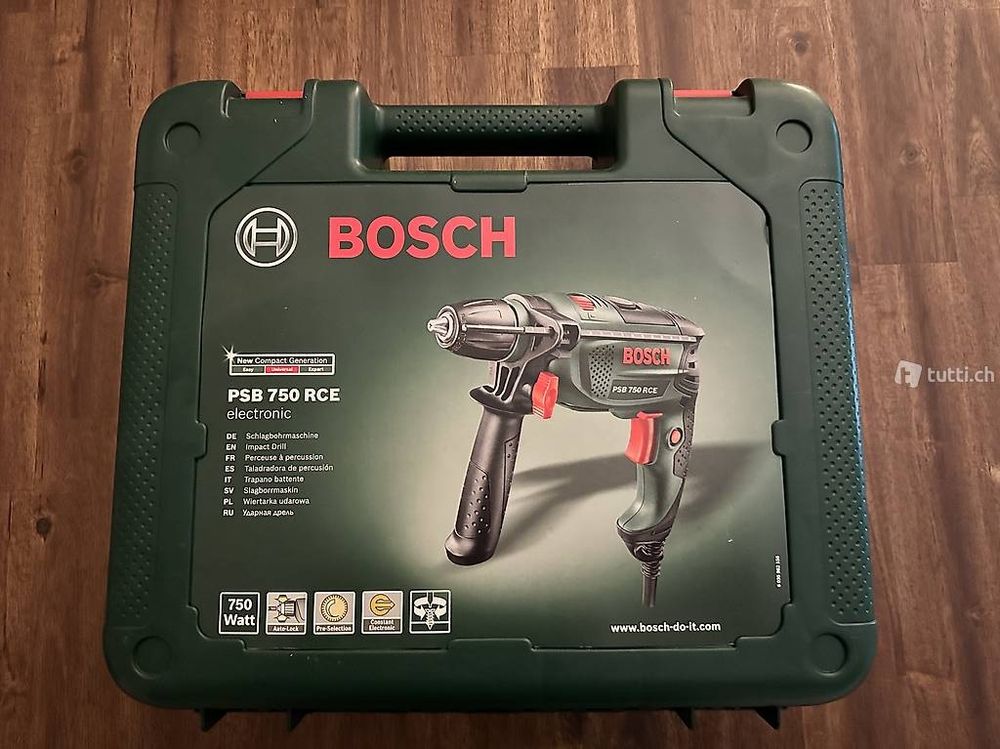 Bosch PSB 750 RCE Schlagbohrmaschine TOP!!! | Kaufen auf Ricardo
