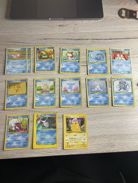 Div. Pokemon Karten Wasder und Elektro | Kaufen auf Ricardo