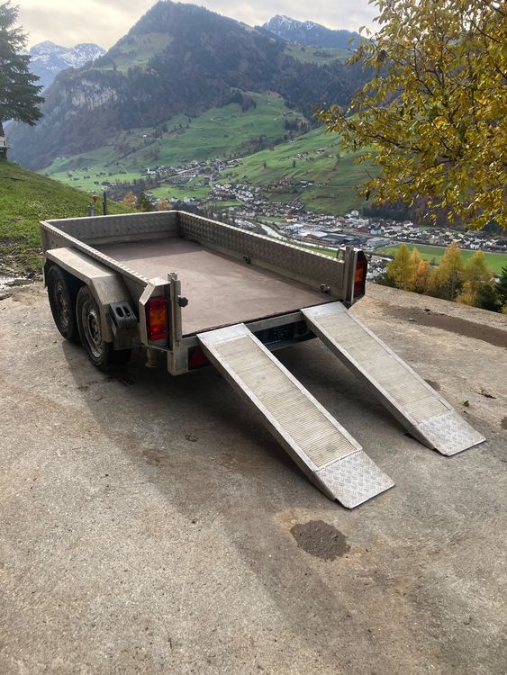 Anhänger Rubag 2,5T für Kleinbagger mit Rampen (Gebraucht) in Büren NW für CHF 2002 – nur ...
