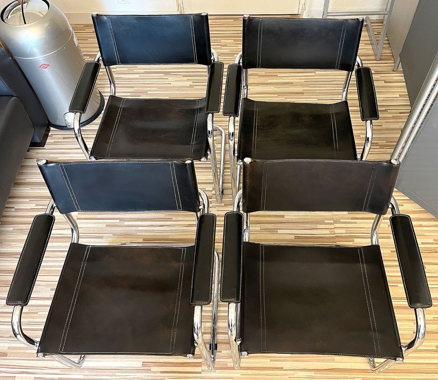 4 Freischwinger-Stühle, Bauhausstil Klassiker (Gebraucht) in Emmenbrücke für CHF 410 – nur ...