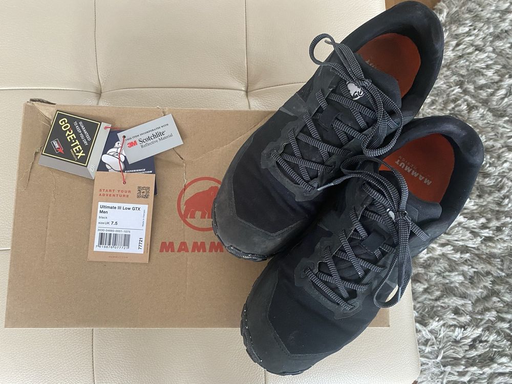 Mammut Ultimate III LOW GTX Men UK7.5/EUR 41 1/3 schwarz (Neu (gemäss ...