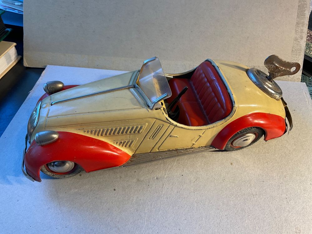 Blechspielzeug Auto Johann Distler Wanderer um 1950 antik | Kaufen auf ...