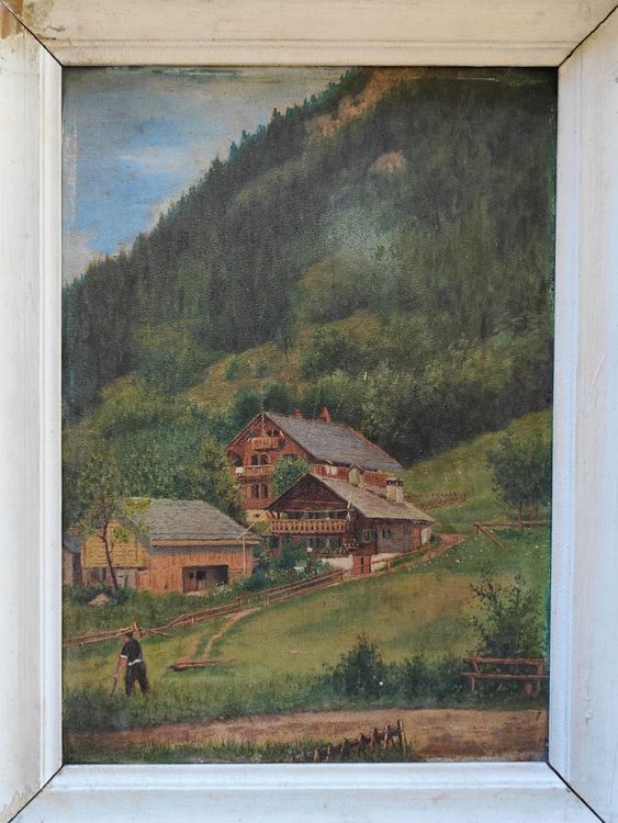 Ancien tableau Frédéric Théodore Renkewitz fils Suisse Nyon (Gebraucht) in Tramelan für CHF 80 ...