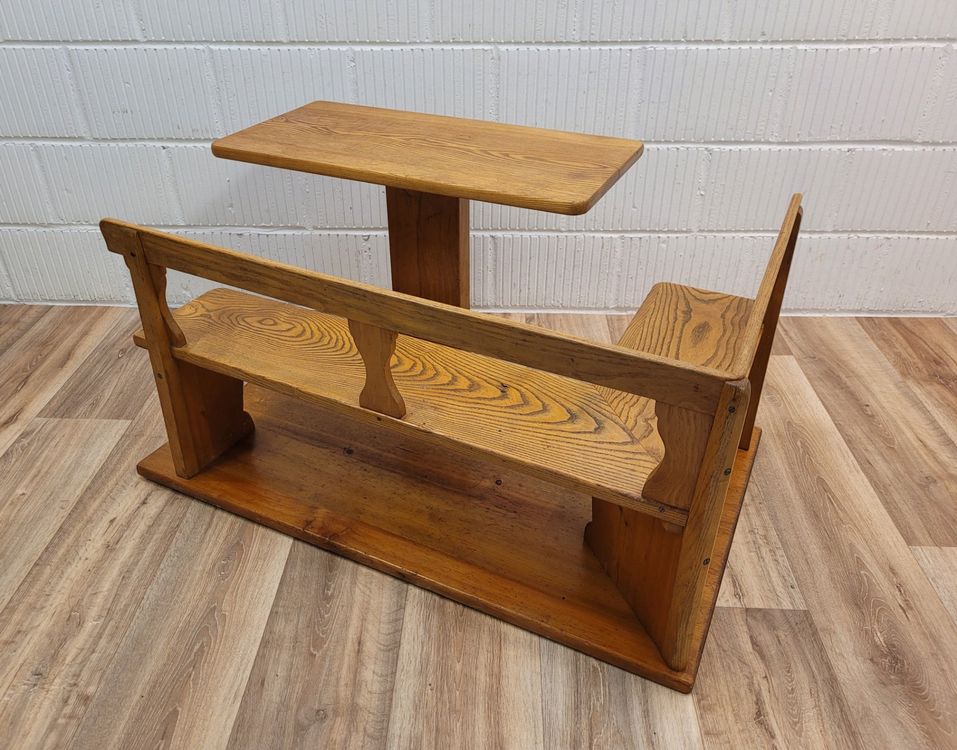 Kinder Eckbank m. Tisch Sitzgruppe Sitzbank Holztisch 1950 J | Kaufen auf Ricardo