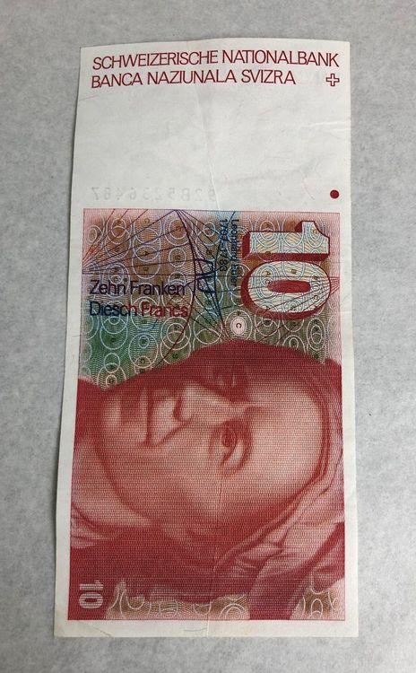 Schweizer 10 Franken Note (Gebraucht) in Winikon für CHF 9.5 – mit ...