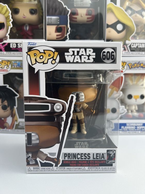 Funko POP! Star Wars Return of the Jedi 40th Princess Leia (Neu und ...