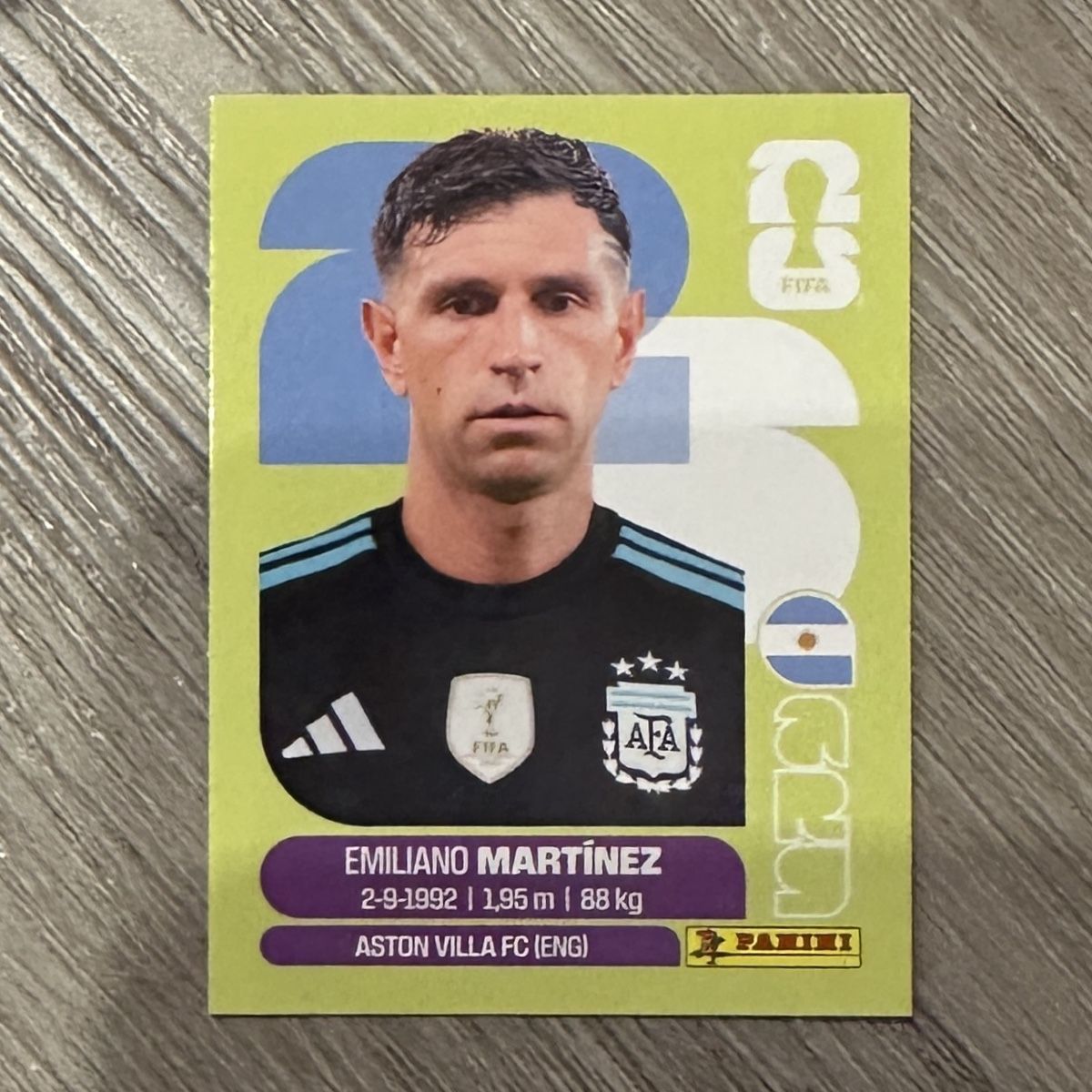 Emiliano Martínez (ARG 2) - Panini World Cup 2026 Sticker (Neu (gemäss ...
