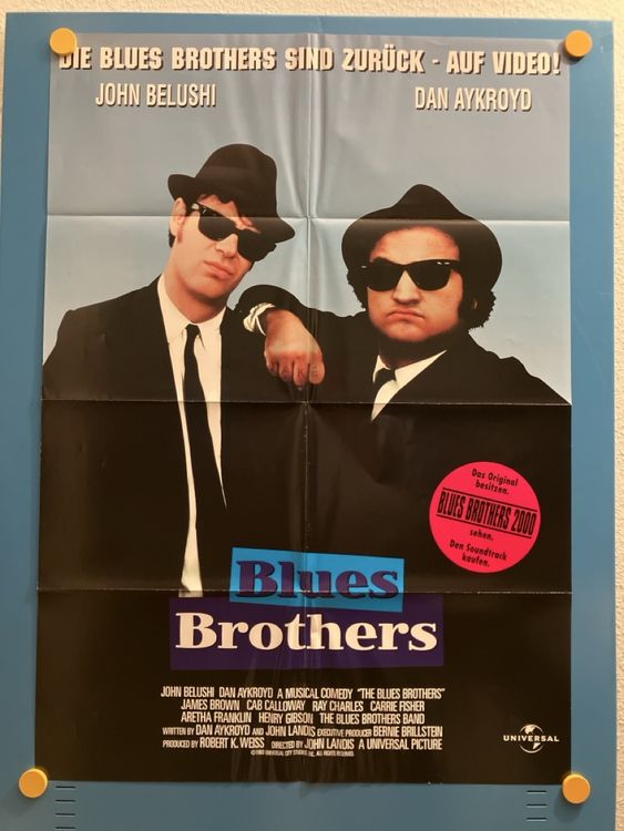 Blues Brothers Poster, Original Filmplakat, Top Zustand! (Gebraucht) in ...