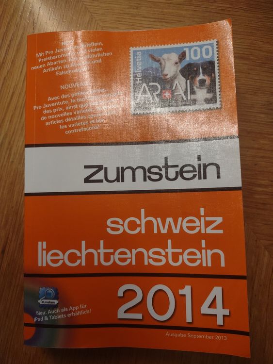 Zumstein Katalog Schweiz 2014 | Kaufen auf Ricardo