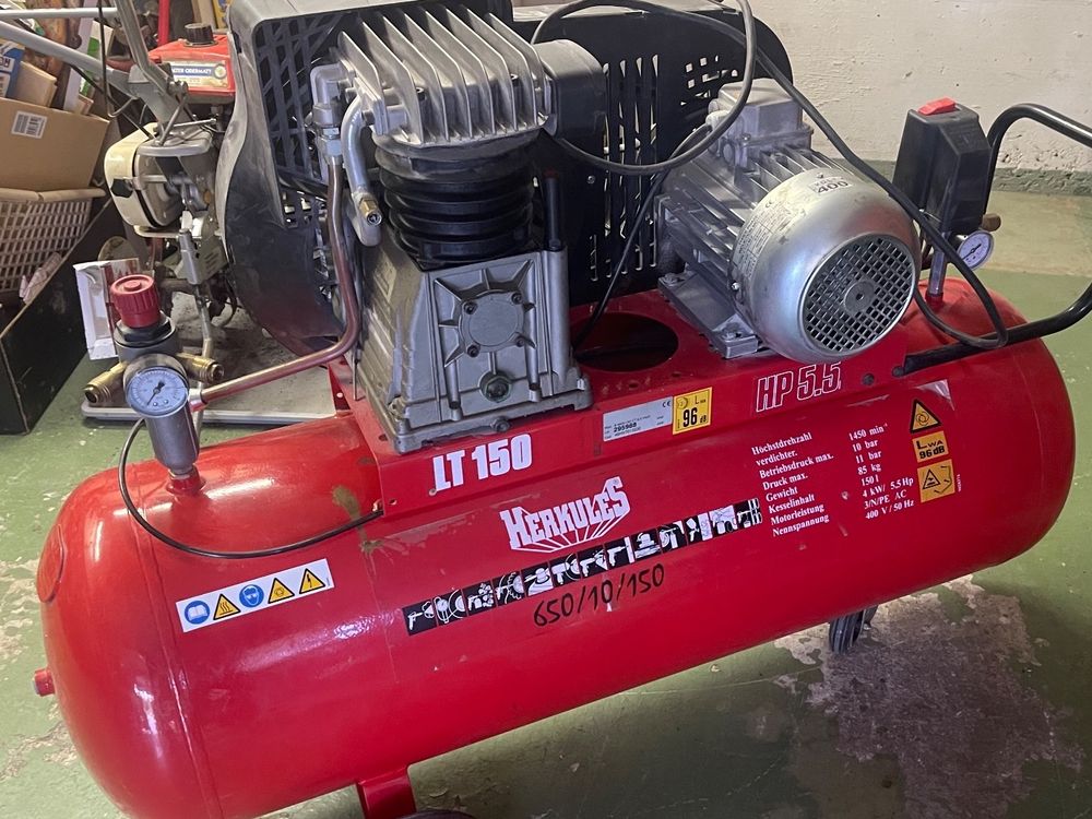 Kompressor HERKULES 150 Liter 10 Bar 380 V | Kaufen auf Ricardo