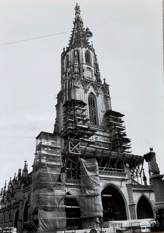 Orig. Pressefoto - Bern, ewige Baustelle Berner Münster,1981 (Gebraucht) in Frauenfeld für CHF 3 ...