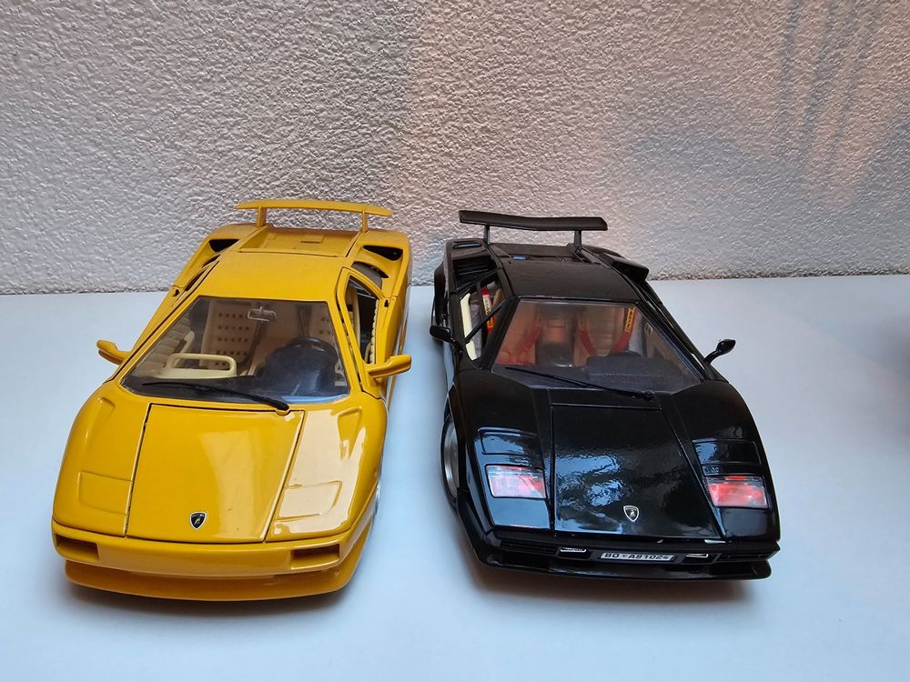 Lamborghini countach et diablo 1/18 | Acheter sur Ricardo