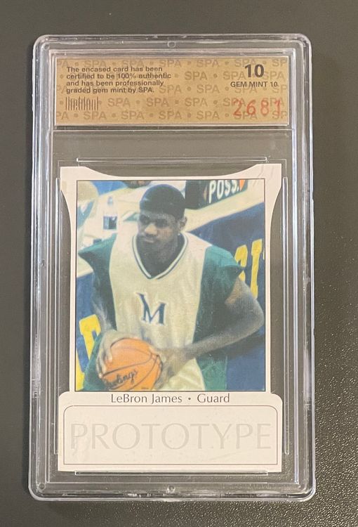 NBA 2002 Signagrafix LeBron James Rookie Prototype SPA 10 | Kaufen auf ...