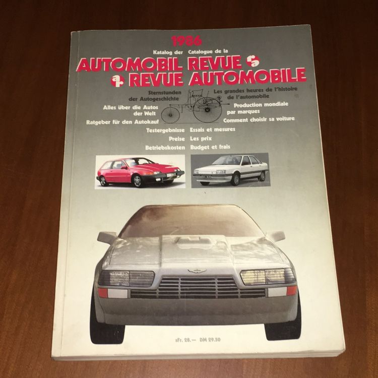 Automobil Revue 1986 Jahreskatalog - Revue Automobile | Kaufen auf Ricardo