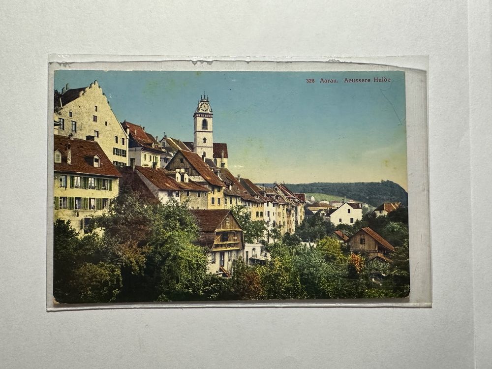 AK 328 Aarau. Aeussere Halde 1916 (Gebraucht) in Zug für CHF 10 – mit Lieferung auf Ricardo kaufen