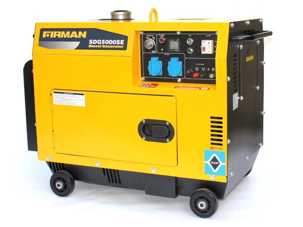Firman SDG5000SE - Diesel Generator mit 4500 Watt ab Fr1 (Neu und ...