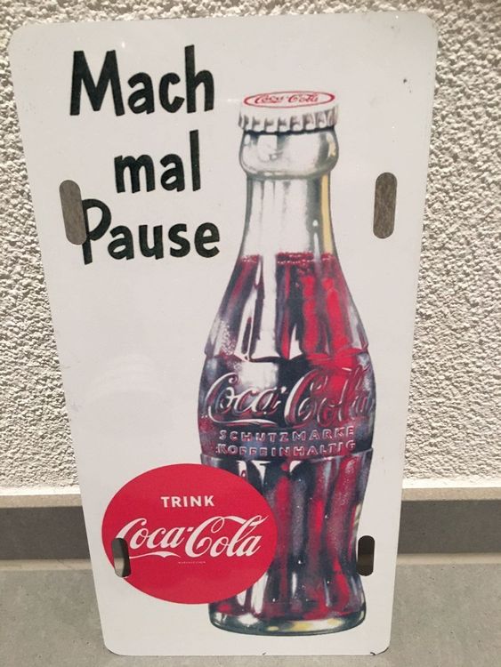 Coca-Cola Vintage Blech Tafel / Aktion Ab 10.- CHF /%%%% (Neuf avec ...