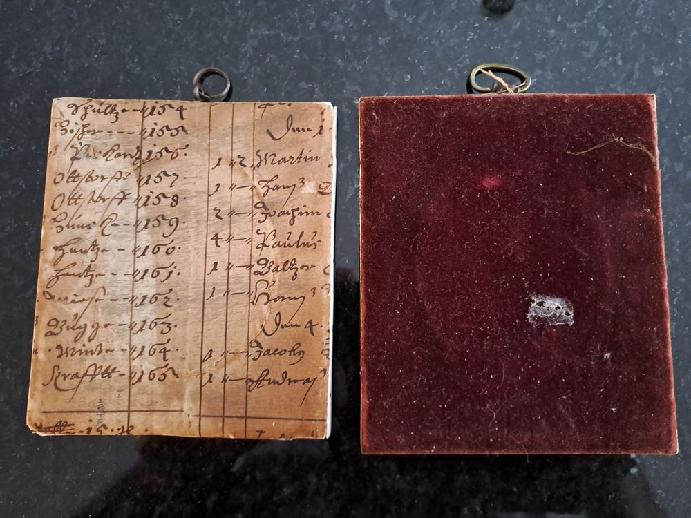 2 Antike Miniatur Porträtbilder um 1900 | Kaufen auf Ricardo