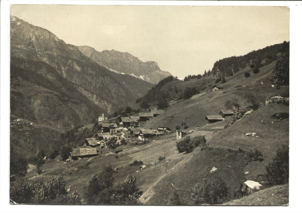 Braggio - Val Calanca (GR) Dorfpartie mit Kirche - 1971 (Gebraucht) in Engelburg für CHF 73.9 ...
