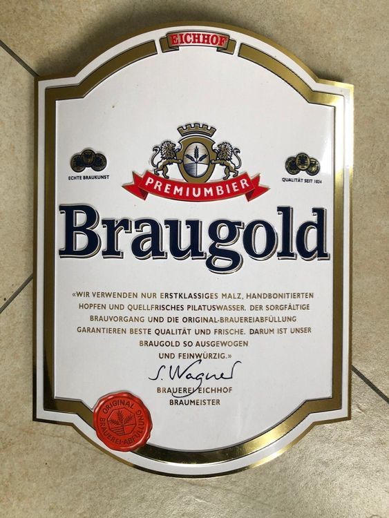 Eichhof Braugold (Gebraucht) in Zetzwil für CHF 19 – mit Lieferung auf ...