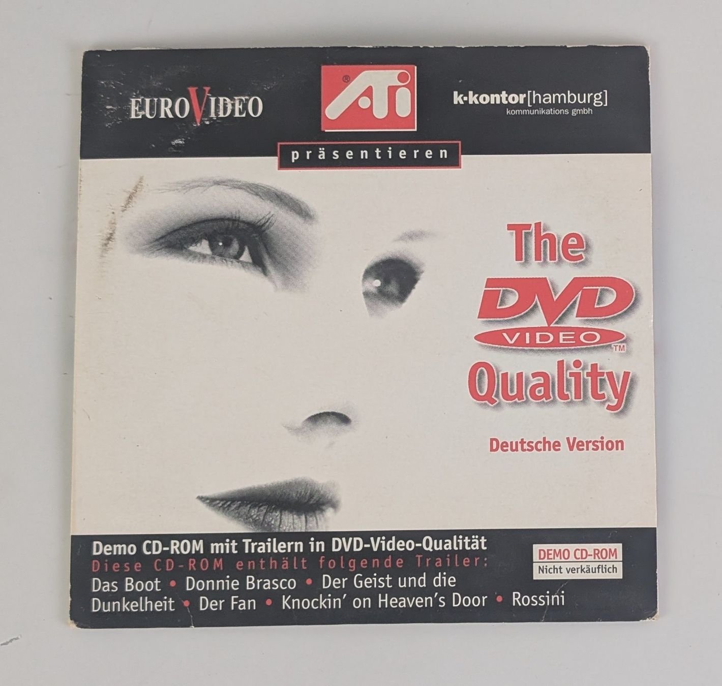 DVD-Video Quality Demo CD-ROM mit Trailer, Rarität! Top (Gebraucht) in ...