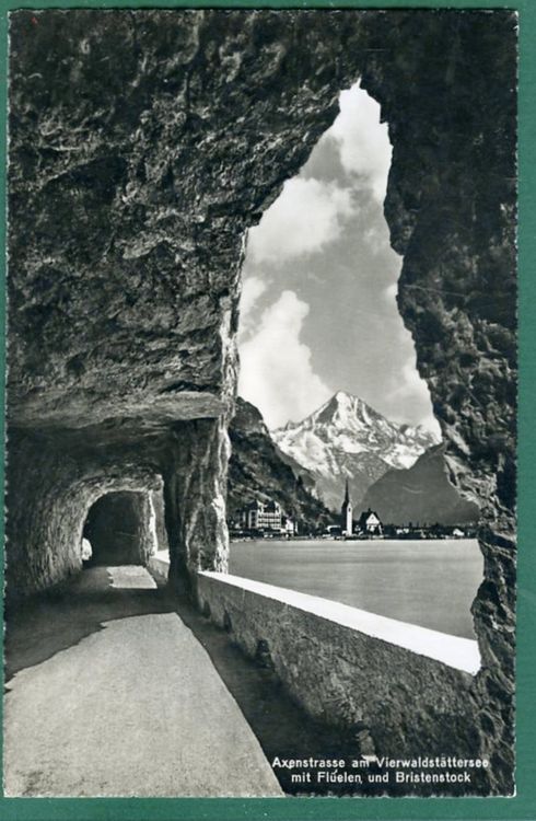 Axenstrasse mit Flüelen und Bristenstock (Gebraucht) in Sargans für CHF 1 – mit Lieferung auf ...