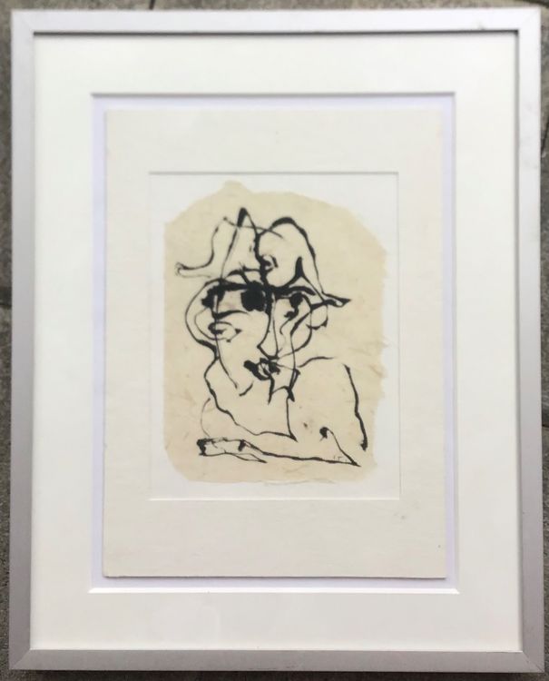 Abstrakte Zeichnung Monogrammiert | Kaufen auf Ricardo