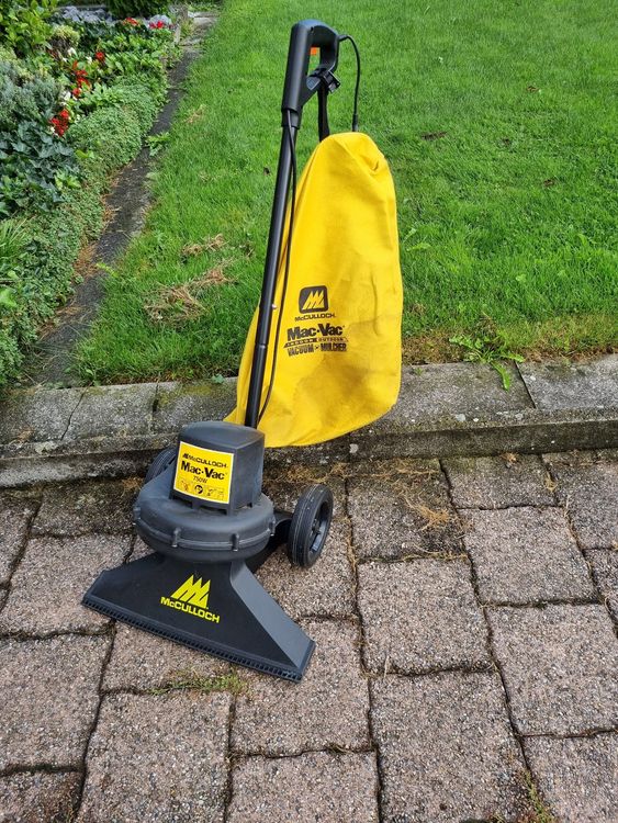 Laubsauger mit Auffangsack, McCulloch ,Mac.Vac, 750 W. (Gebraucht) in ...