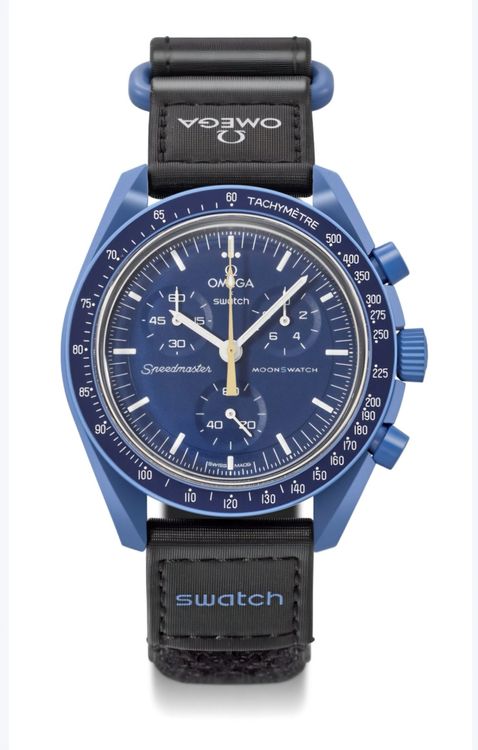 OMEGA X Swatch Moonswatch Moonshine Gold- Mission to Neptune (Neu und originalverpackt) in Bad ...