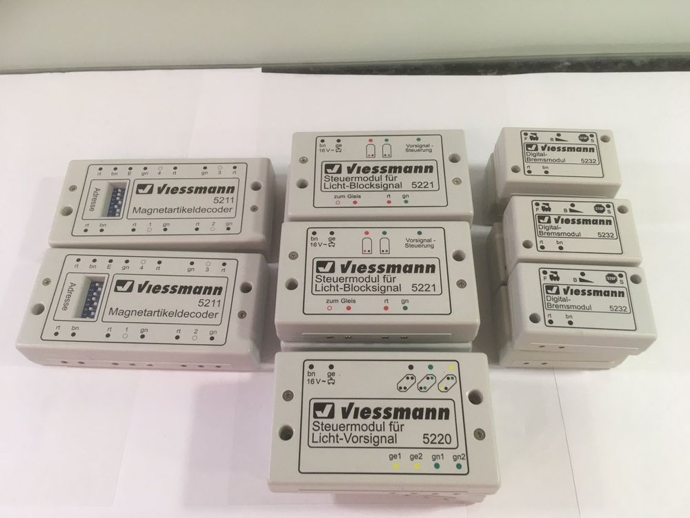 Konvolut Viessmann Decoder, Signal- und Bremsmodule 12 Stück | Kaufen ...