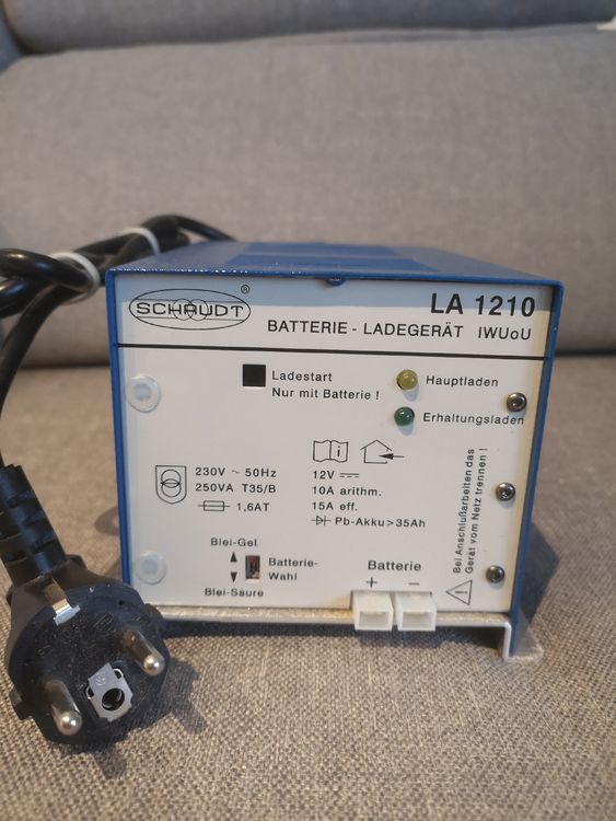 SCHAUDT LA 1210 Ladegerät z.B. Wohnwagen Mover Erhaltungslad (Gebraucht ...