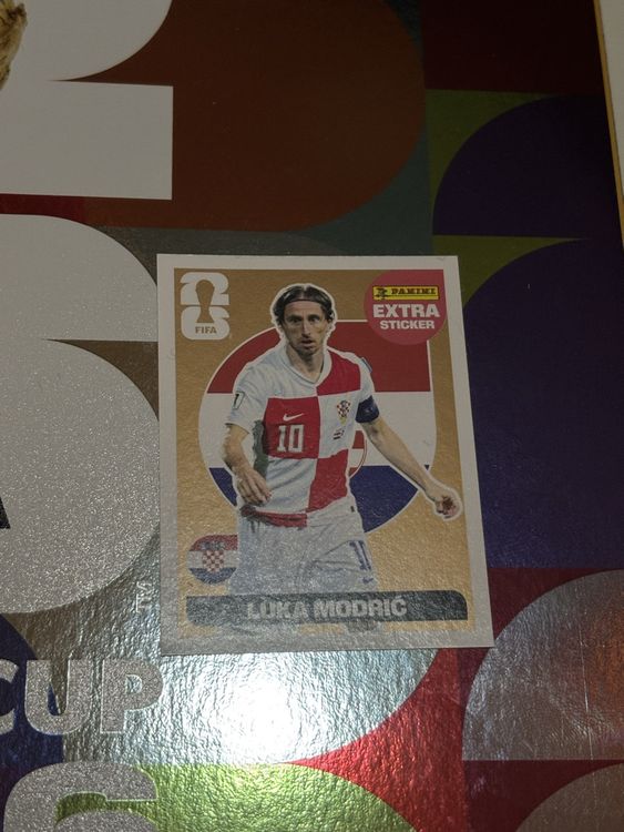 Luka Modric Extra Sticker Panini WM 2026 (Neu (gemäss Beschreibung)) in ...